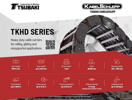 Cable Carriers, Cables, Conveyor and Protection Systems | TSUBAKI ...